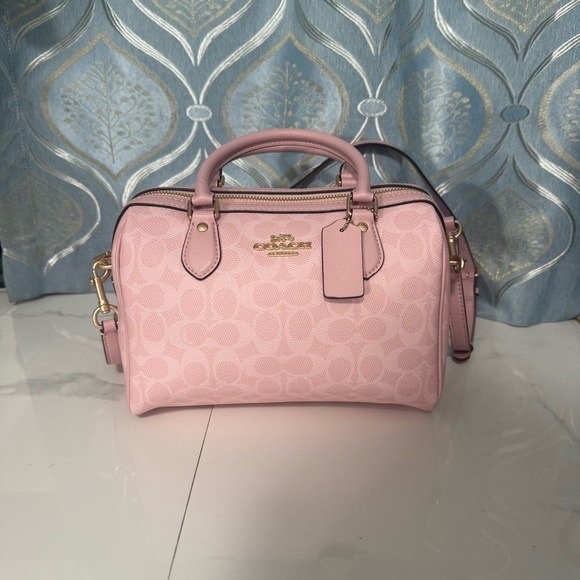 Coach | Bags | Coach Pink Satchel Bag | Poshmark